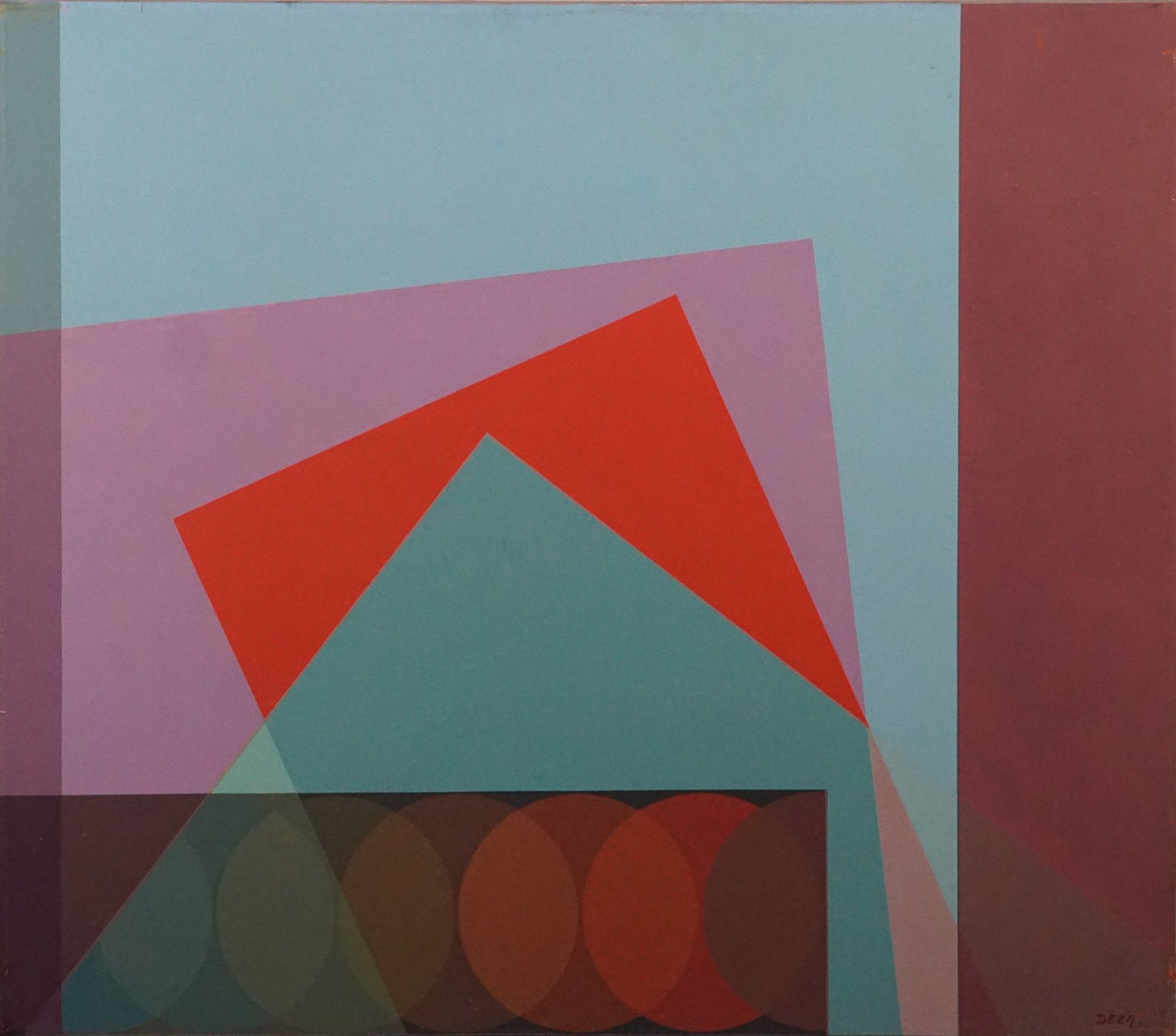 Oscar Deza - Composición N° 70 - GALERÍA VERMEER